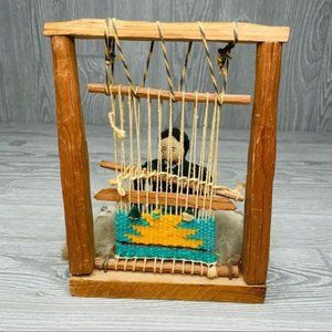 Hand Crafted | Accents | Vintage Native American Navajo Rug Weaving ...